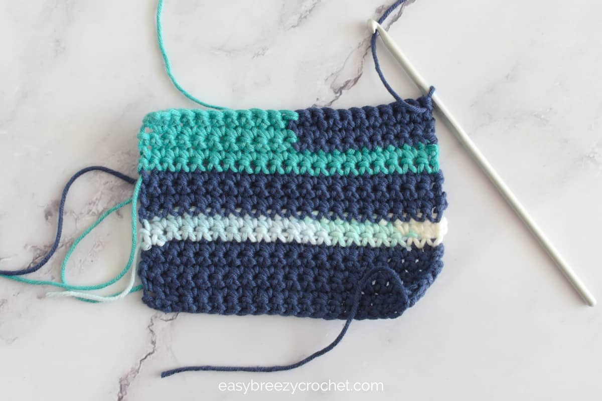 How To Change Color In Crochet | Easy Breezy Crochet