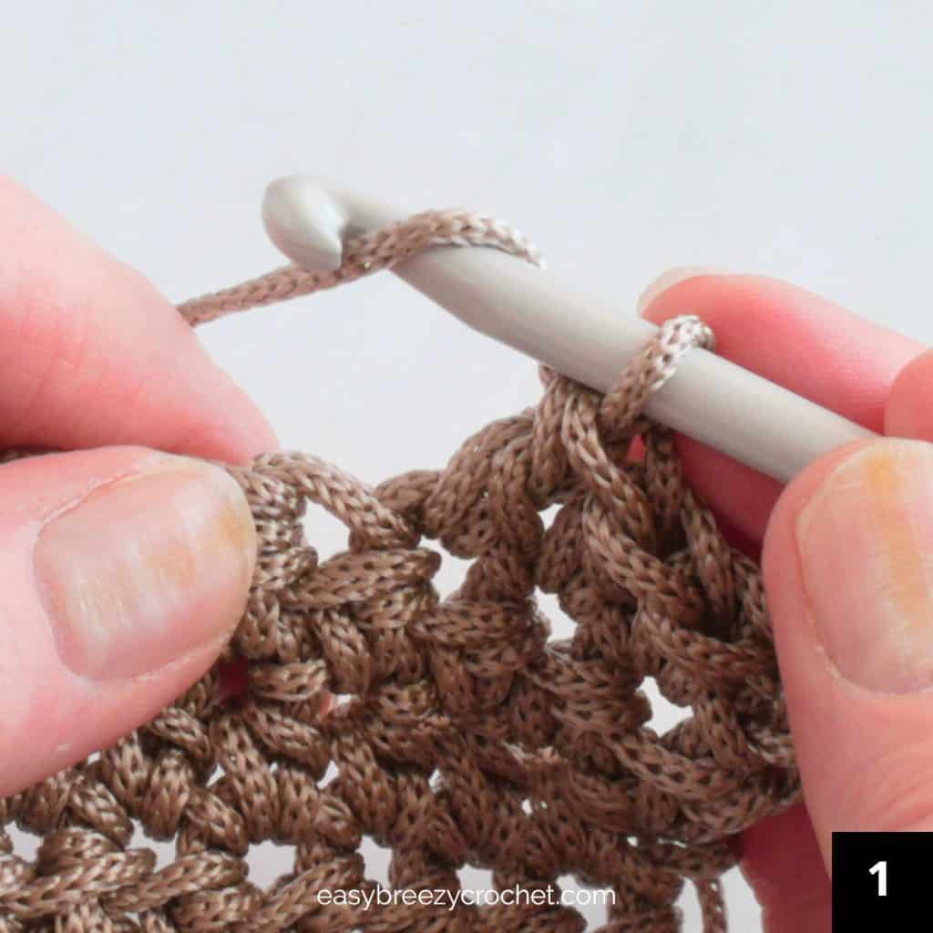 How To Half Double Crochet Stitch (HDC) | Easy Breezy Crochet