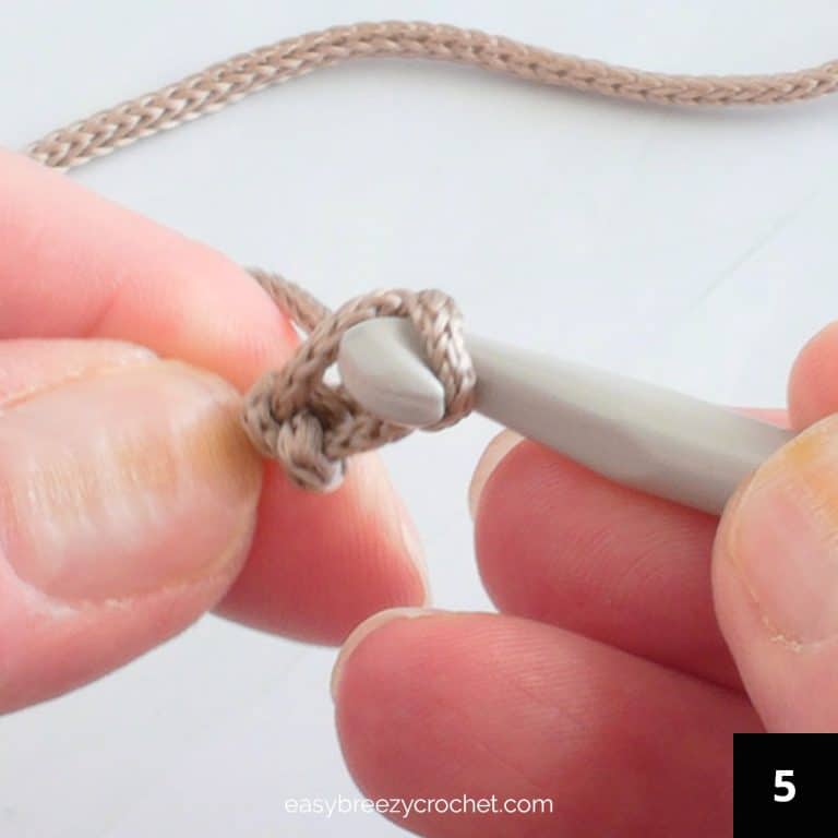 How To Crochet A Chain Stitch (ch) - Beginner Guide | Easy Breezy Crochet