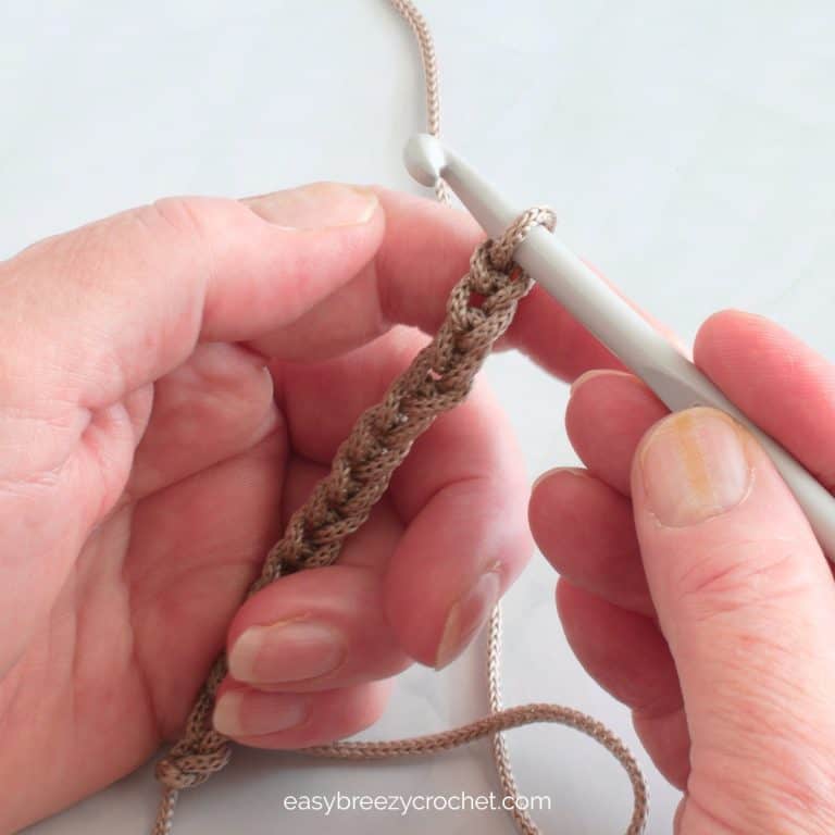 How To Crochet A Chain Stitch (ch) - Beginner Guide | Easy Breezy Crochet