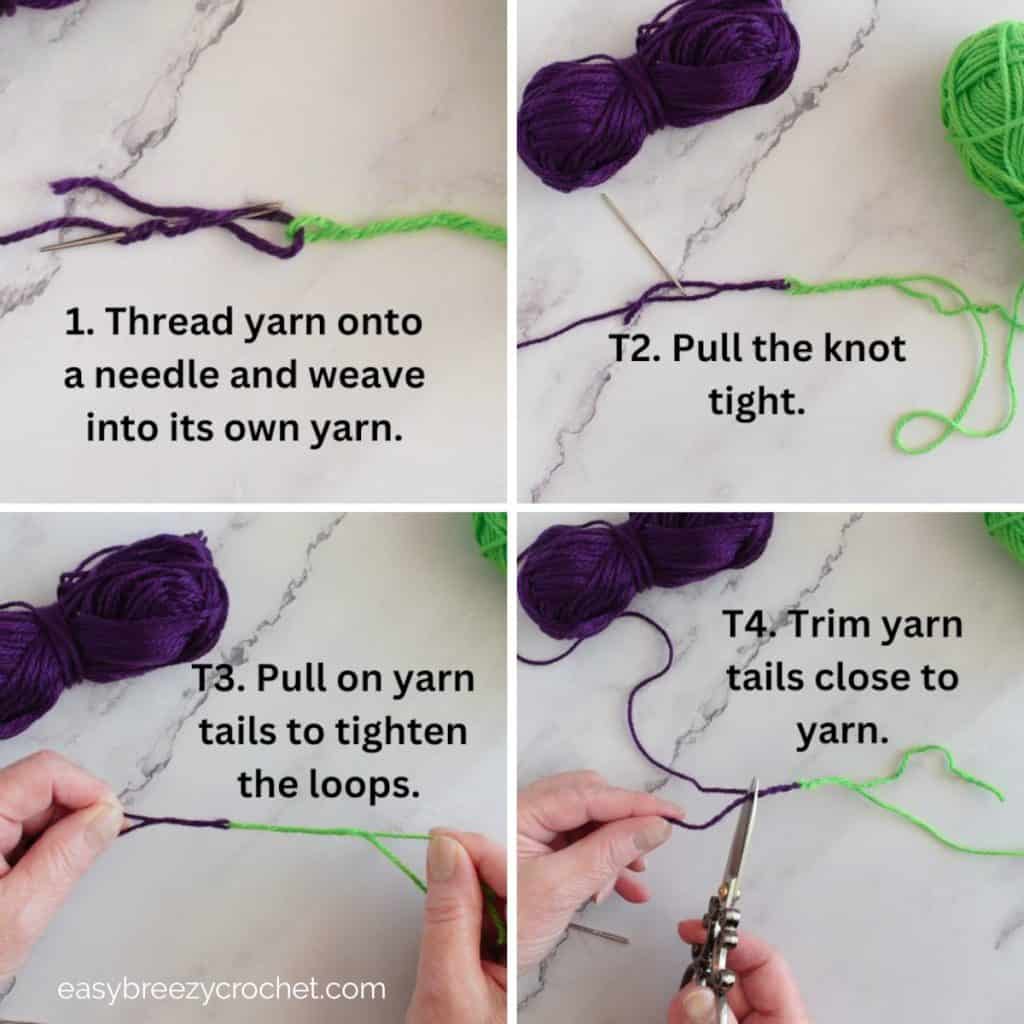 Joining Yarn In Crochet: 4 Techniques For Flawless Results | Easy ...