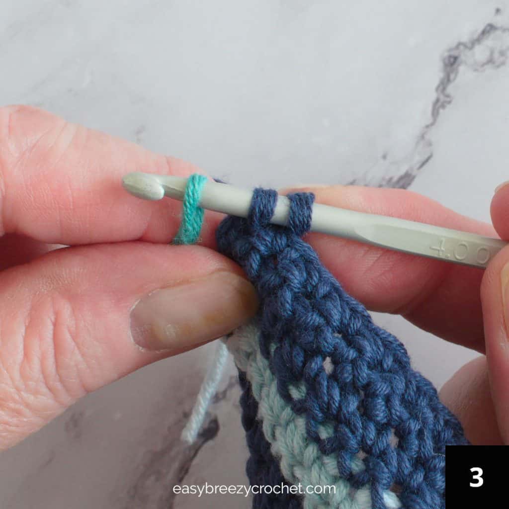 How To Change Color In Crochet | Easy Breezy Crochet