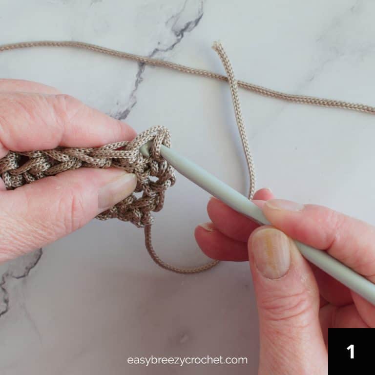 How To Crochet A Slip Stitch (Sl St) For Beginners | Easy Breezy Crochet