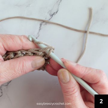 How To Crochet A Slip Stitch (Sl St) For Beginners | Easy Breezy Crochet