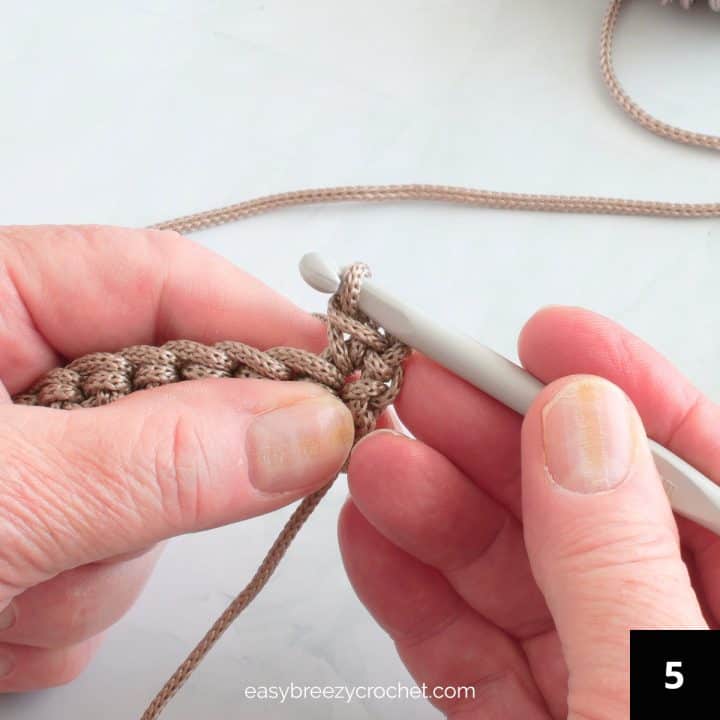 How To Single Crochet (SC) For Beginners | Easy Breezy Crochet