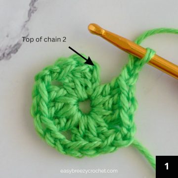 How To Crochet A Slip Stitch (Sl St) For Beginners | Easy Breezy Crochet