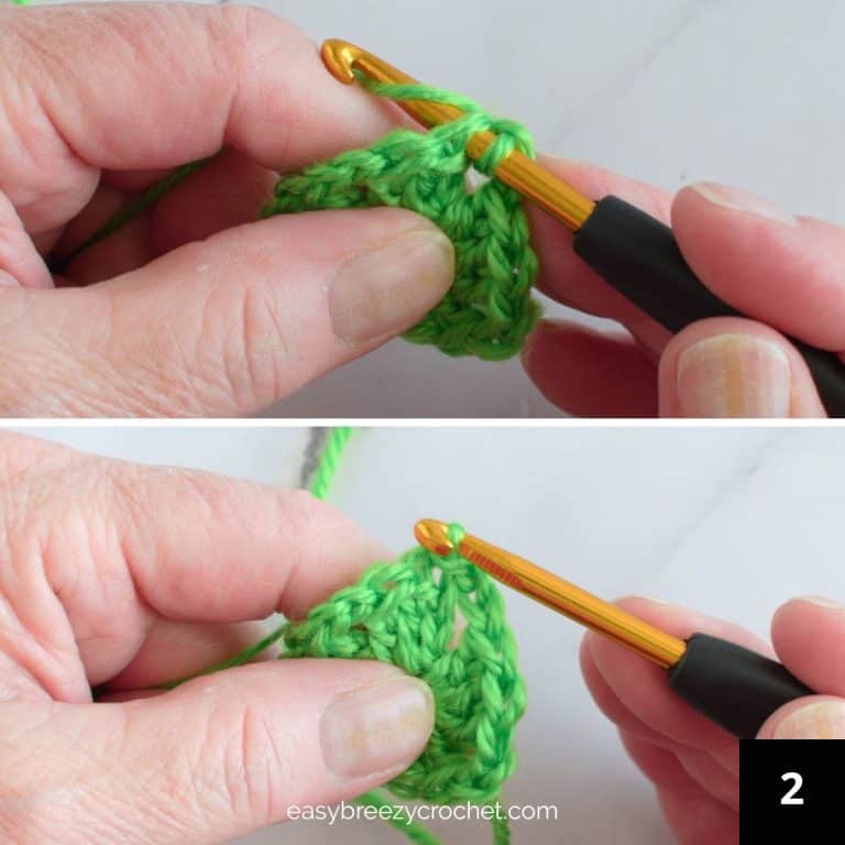 How To Crochet A Slip Stitch (Sl St) For Beginners | Easy Breezy Crochet