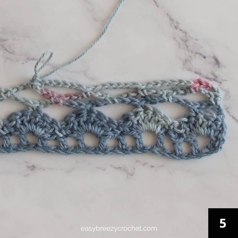 Easy Rectangular Crochet Shawl Pattern - Free
