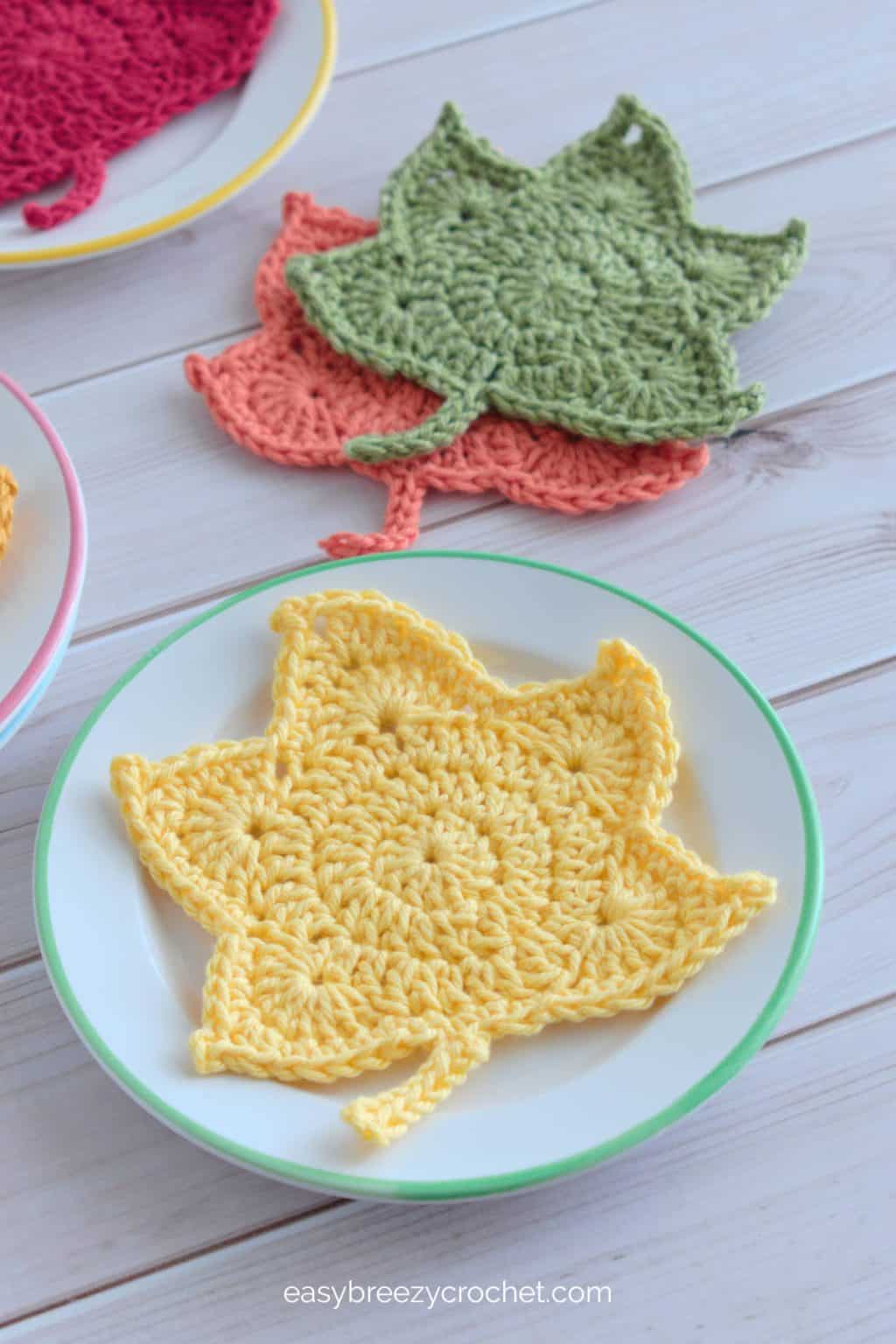 Crochet Fall Leaves | Easy Breezy Crochet