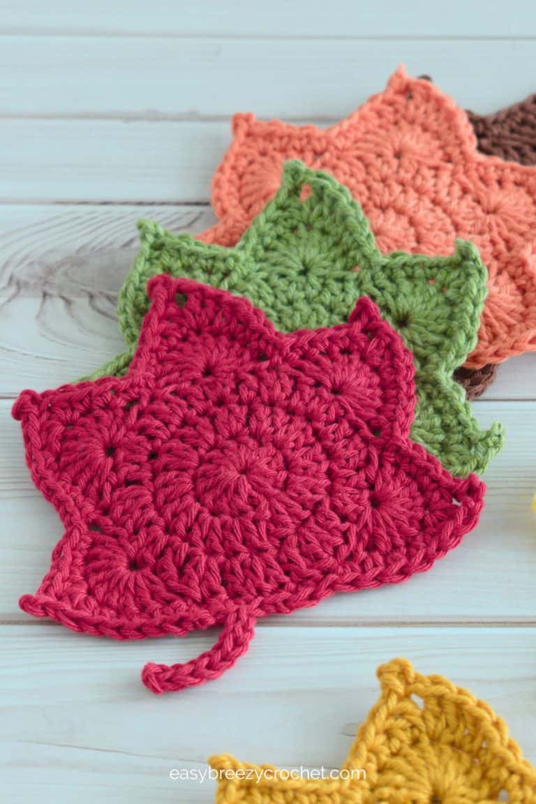 Crochet Fall Leaves | Easy Breezy Crochet