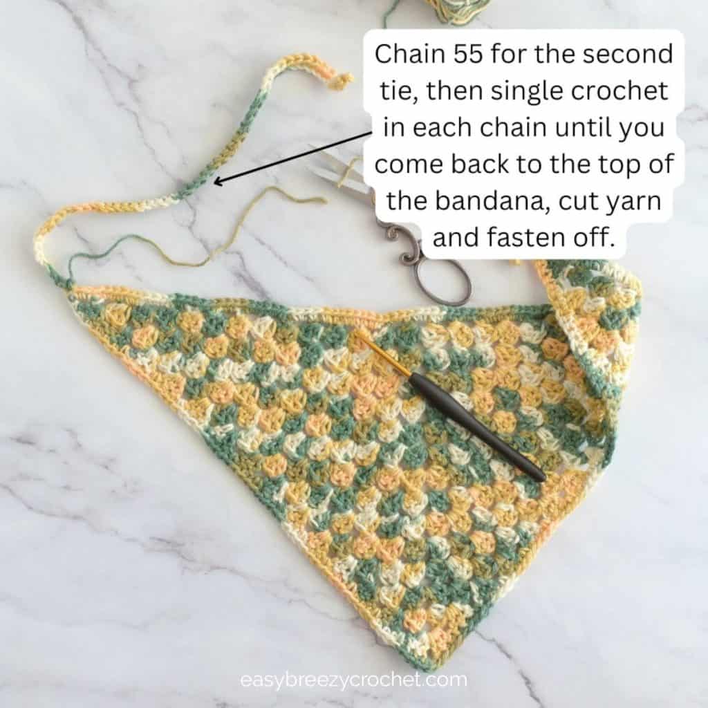 Easy Crochet Bandana Pattern | Easy Breezy Crochet