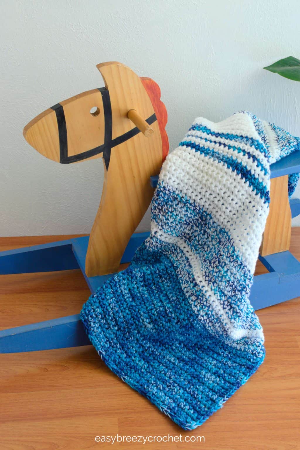 Easy Single Crochet Baby Blanket | Easy Breezy Crochet