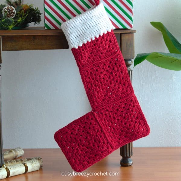 16 Free Crochet Christmas Stockings | Easy Breezy Crochet