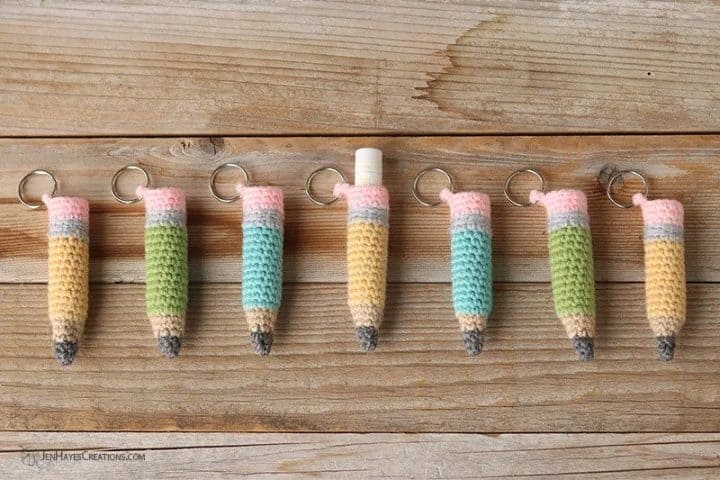 20 Free Crochet Keychain Patterns | Easy Breezy Crochet