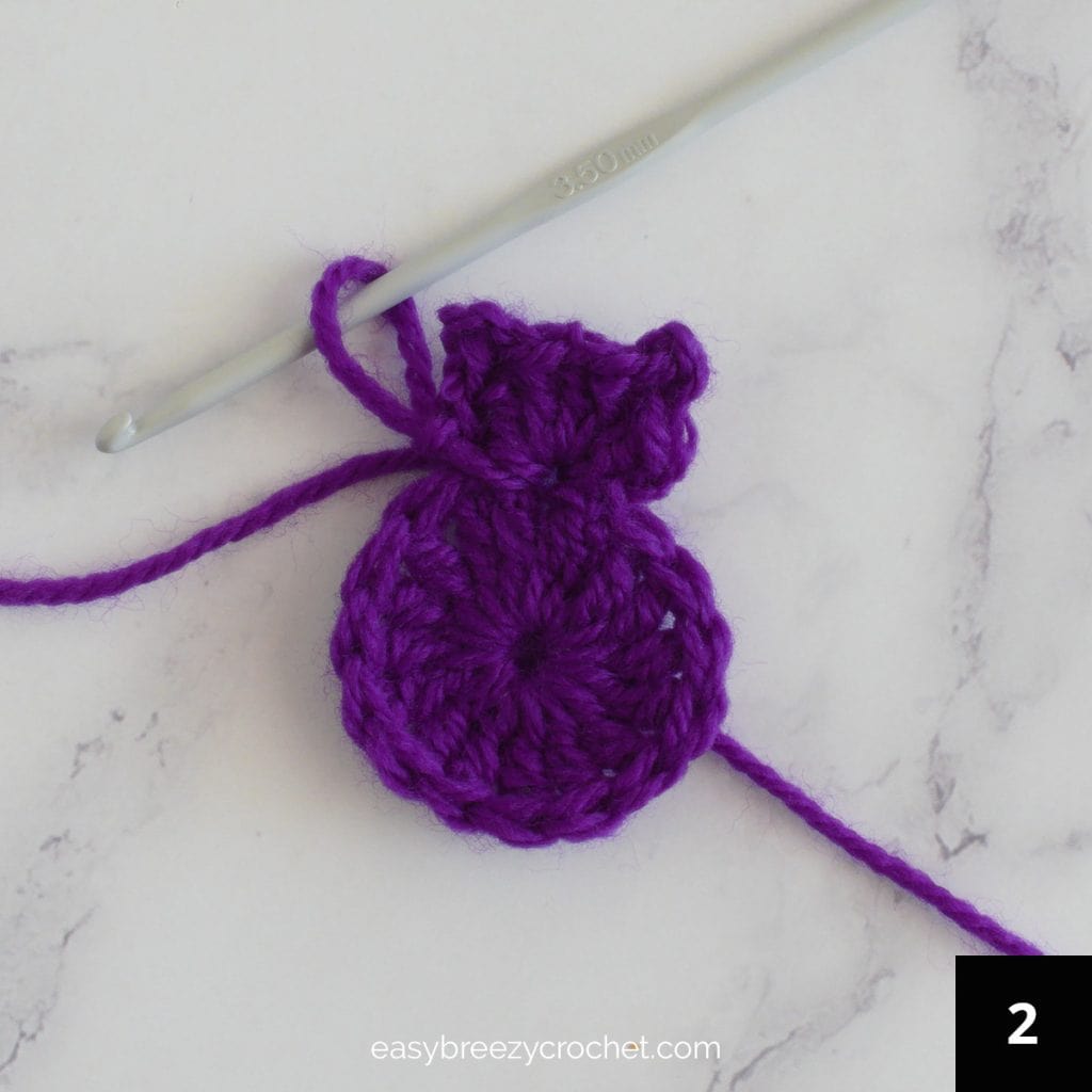 Crochet Bat Applique Pattern | Easy Breezy Crochet