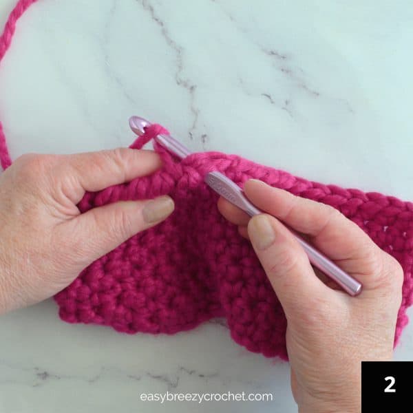 Reverse Single Crochet Stitch (Crab Stitch) | Easy Breezy Crochet