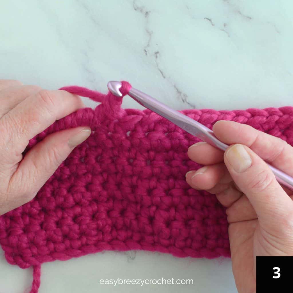 How To Crochet Reverse Single Crochet (Crab Stitch) - Beginner Guide ...