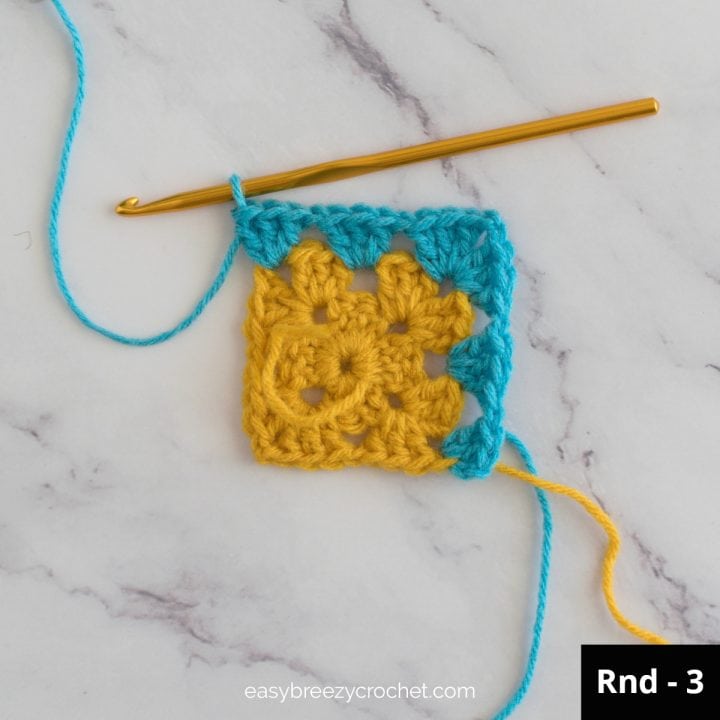 Mitered Granny Square | Easy Breezy Crochet