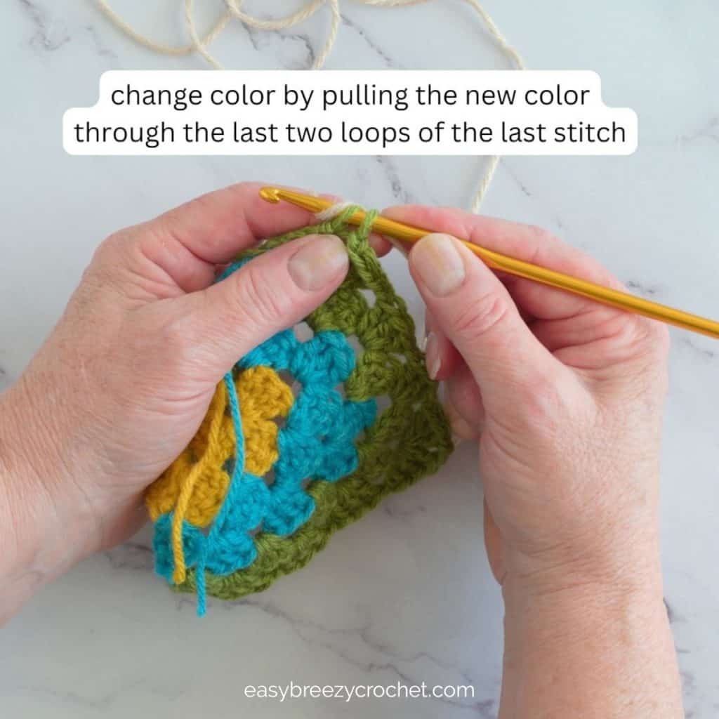 Mitered Granny Square | Easy Breezy Crochet