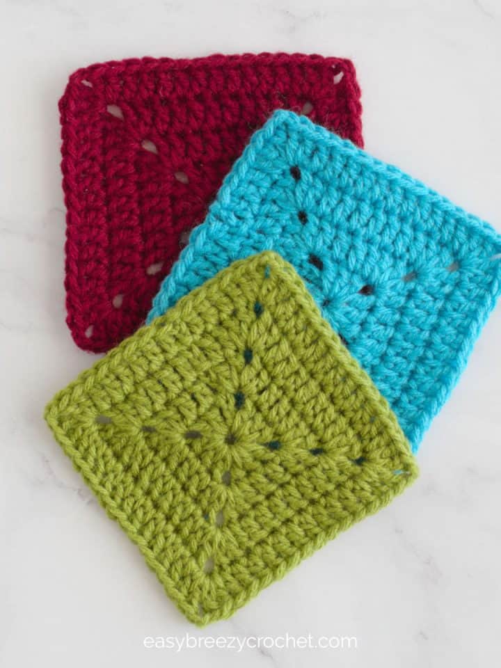 4 Inch Popcorn Flower Granny Square | Easy Breezy Crochet