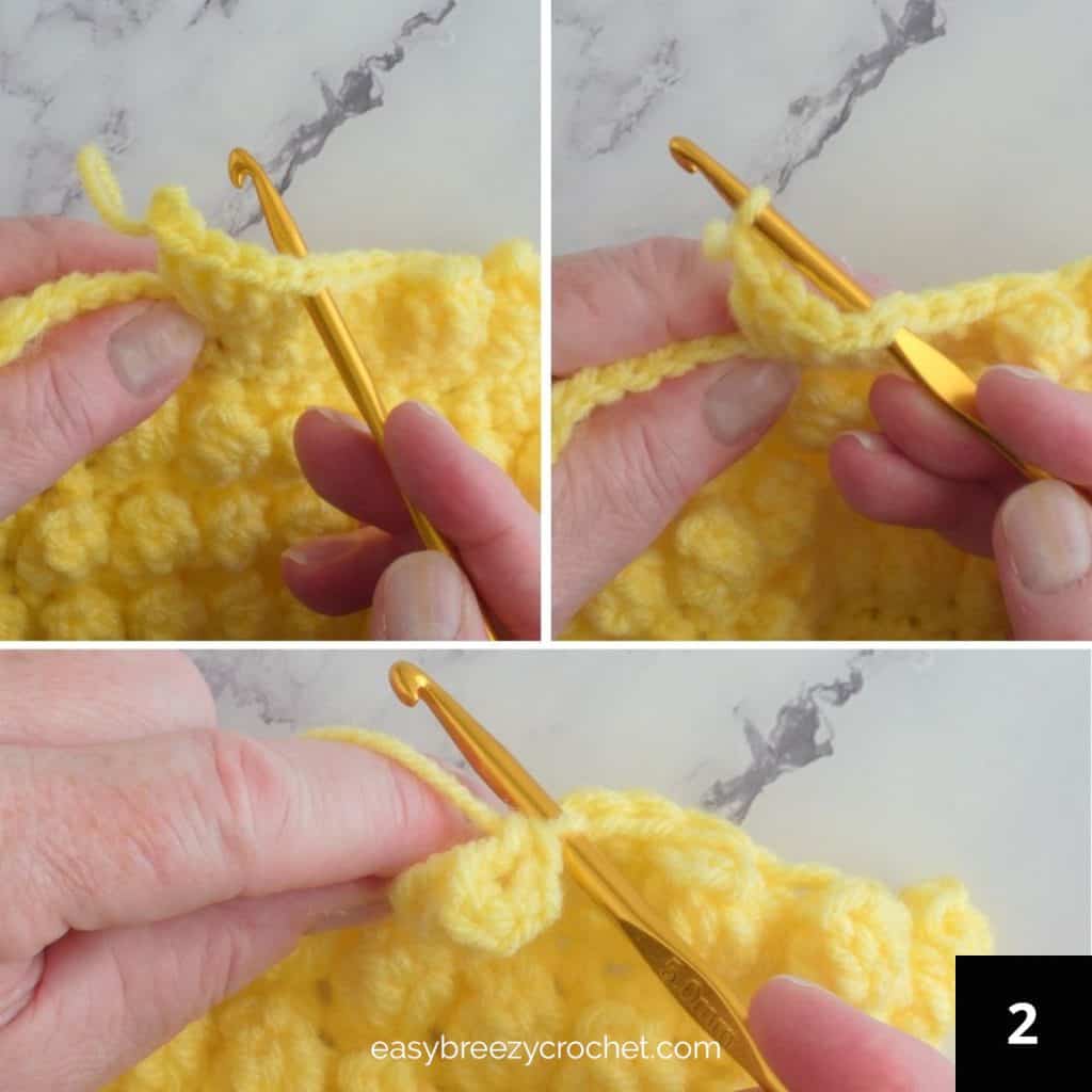 How To Make A Crochet Popcorn Stitch | Easy Breezy Crochet