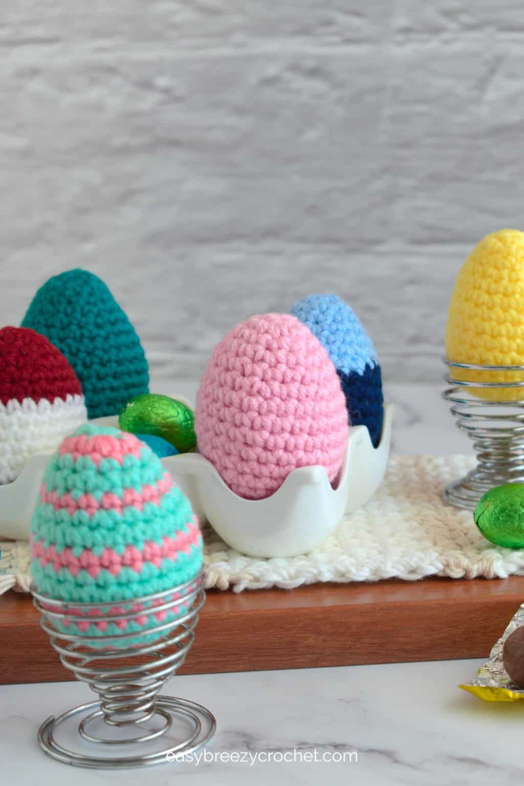 How To Crochet Easter Eggs | Easy Breezy Crochet
