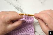 How to Do A Back Post Double Crochet | Easy Breezy Crochet