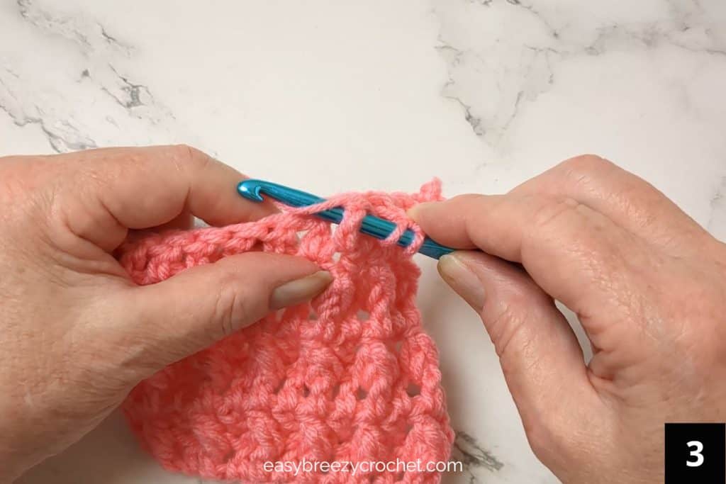 How To Make A Front Post Puff Stitch | Easy Breezy Crochet