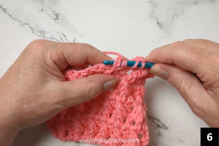 How To Make A Front Post Puff Stitch | Easy Breezy Crochet