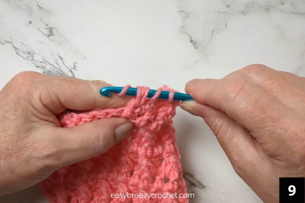 How To Make A Front Post Puff Stitch | Easy Breezy Crochet