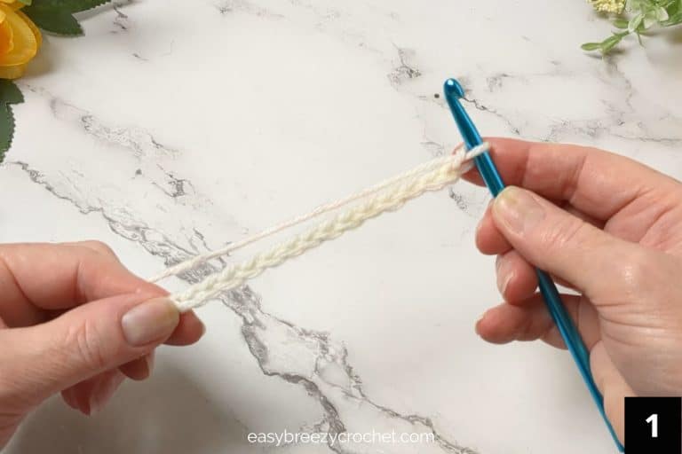 Horizontal Front Post Single Crochet Rib Stitch | Easy Breezy Crochet