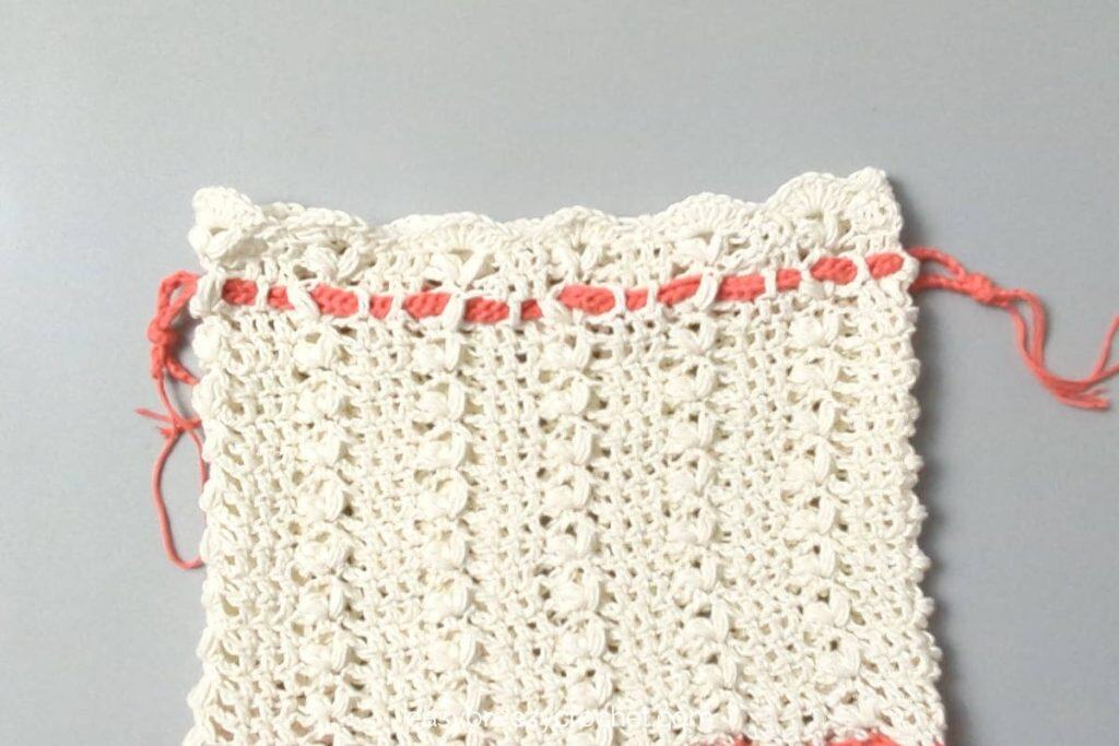 Puff Stitch Crochet Drawstring Pouch | Easy Breezy Crochet