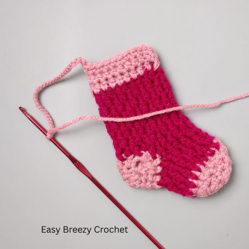 Crochet Mini Stocking | Easy Breezy Crochet