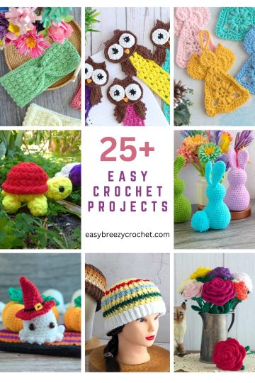 35+ Easy Crochet Projects You Can Make Fast | Easy Breezy Crochet