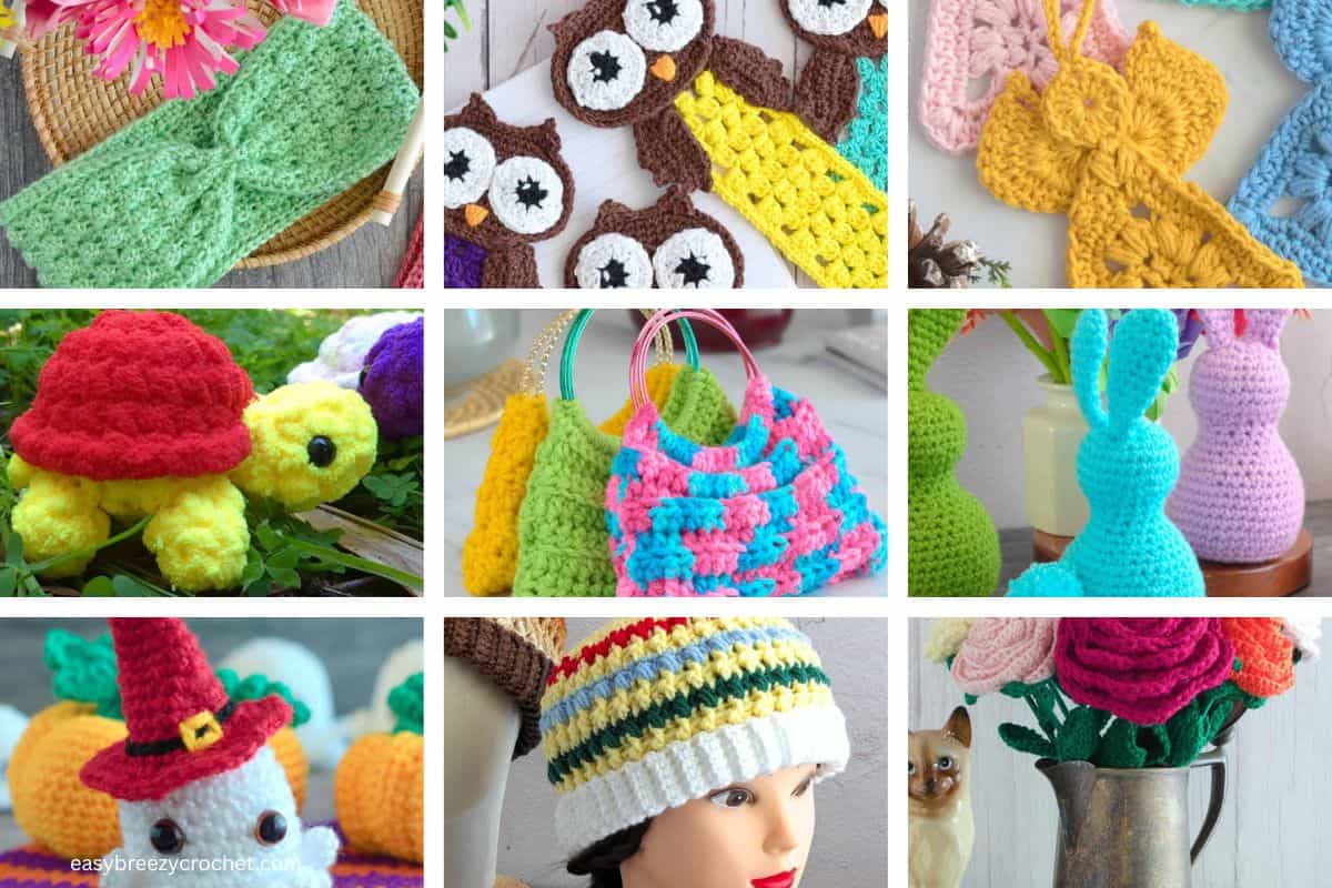 35+ Easy Crochet Projects You Can Make Fast | Easy Breezy Crochet
