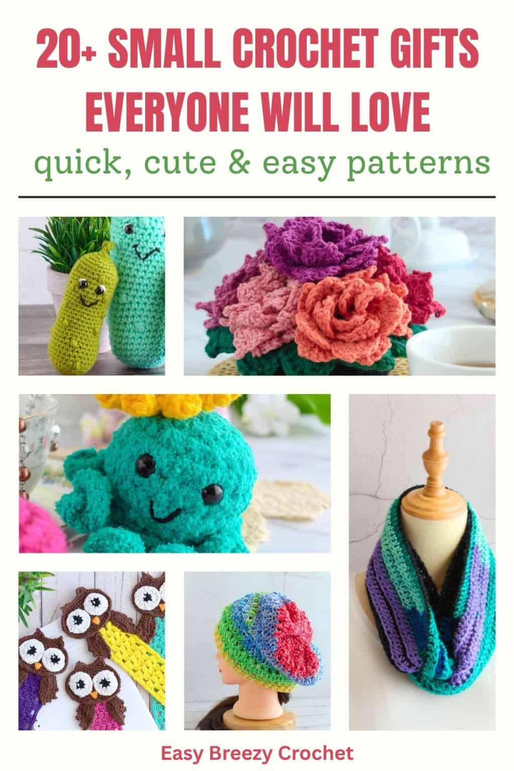 20+ Small Crochet Gifts That Everyone Will Love (Quick, Cute & Easy ...